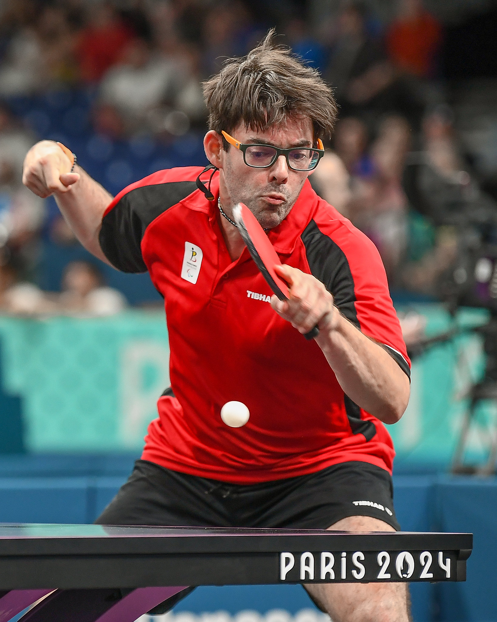 Tafeltennisser Marc Ledoux stoot door naar achtste finales | Paralympic ...