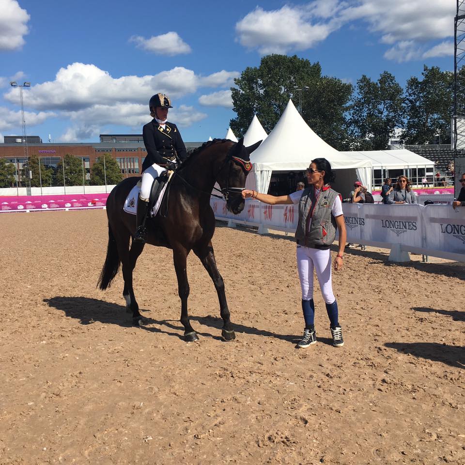 Euro de para-dressage : Manon CLaeys quatrième lors du freestyle test ...