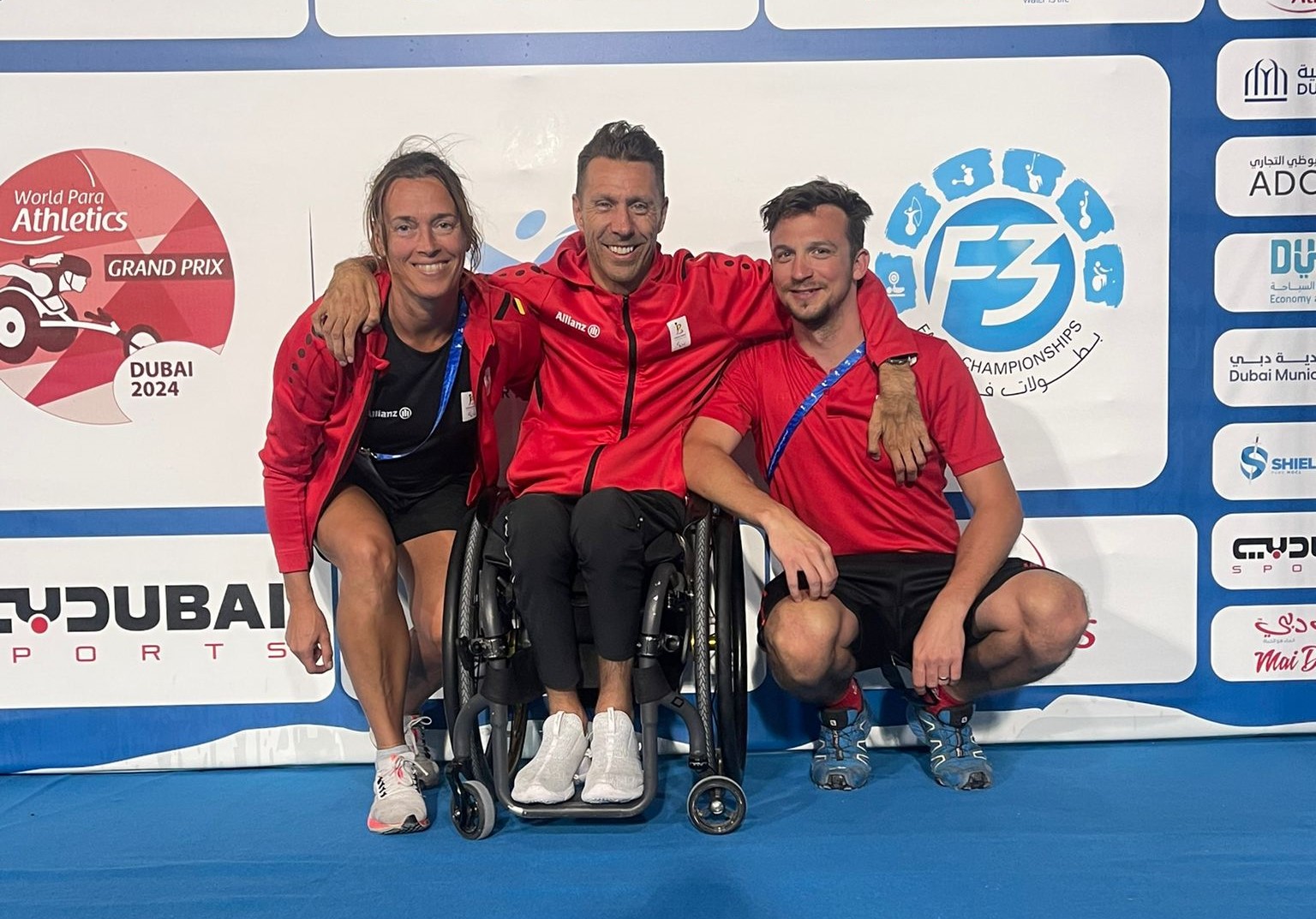 Roger Habsch snelt naar tweede wereldrecord in Dubai | Paralympic Team ...